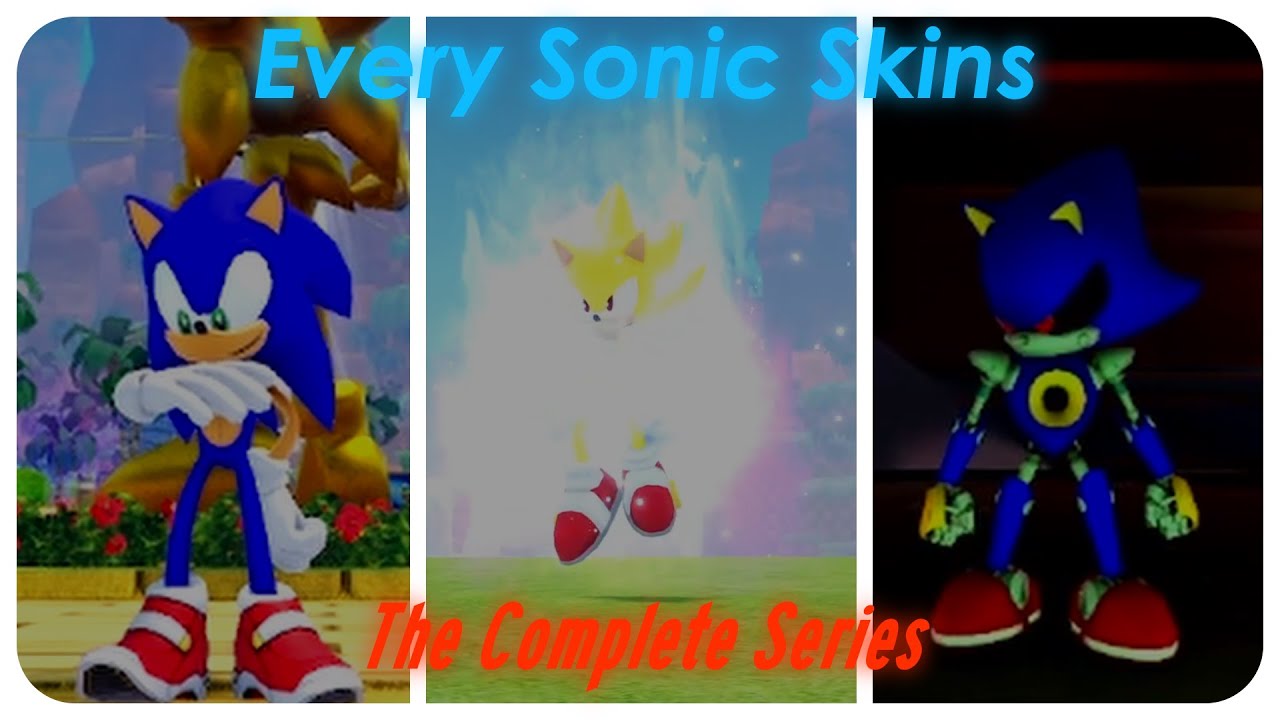 This is Every Sonic Skins in Sonic Speed Simulator - The Complete ...