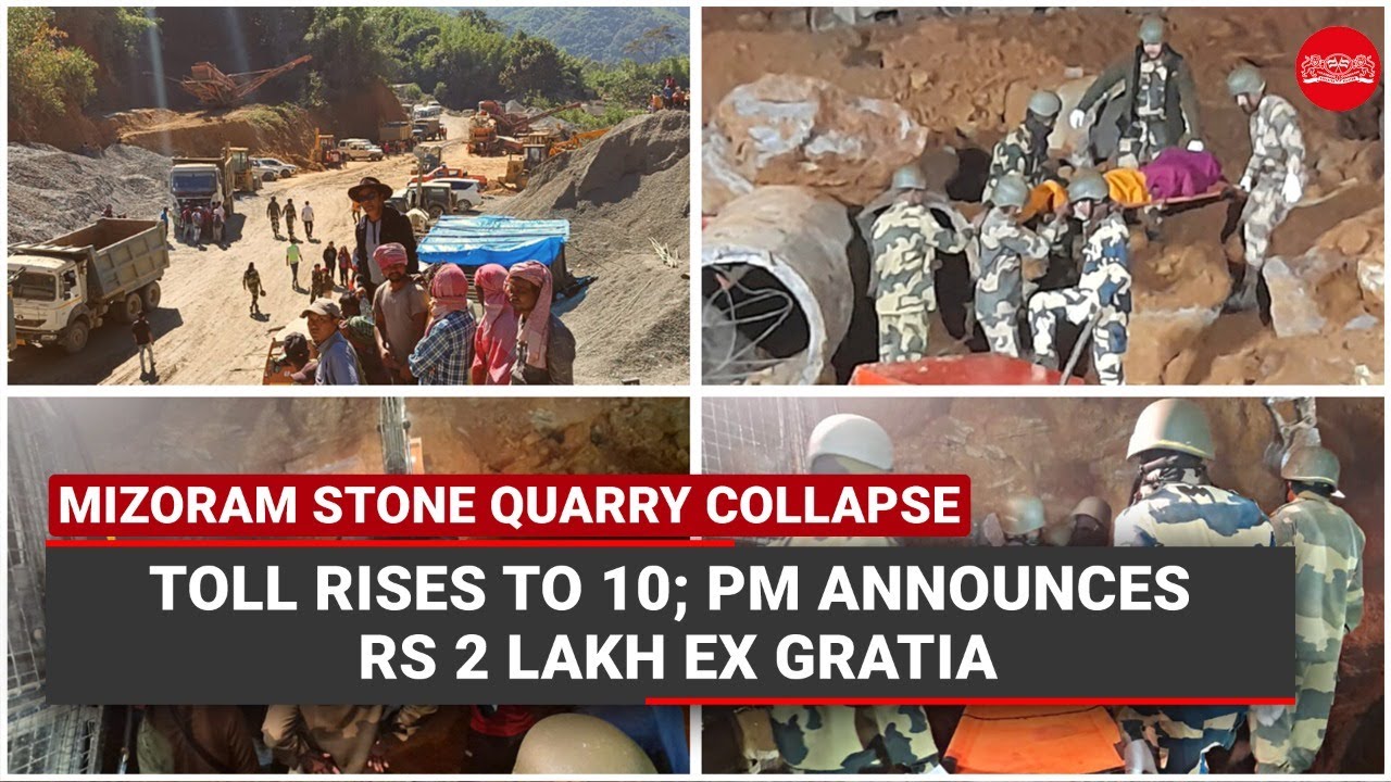 Mizoram stone quarry collapse: Toll rises to 10; PM announces Rs 2 lakh ...