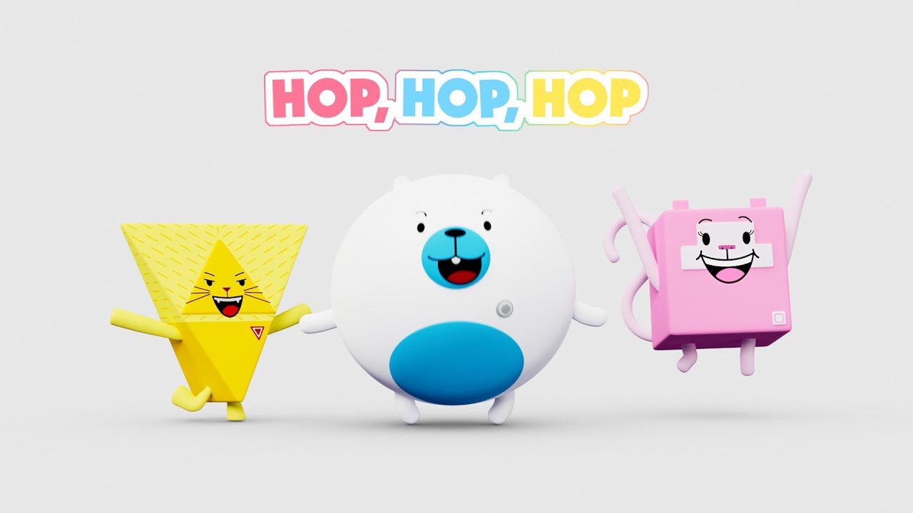 Hop Hop Hop Song | Shape Hopping Game for Kids | Fun Nursery Rhymes ...