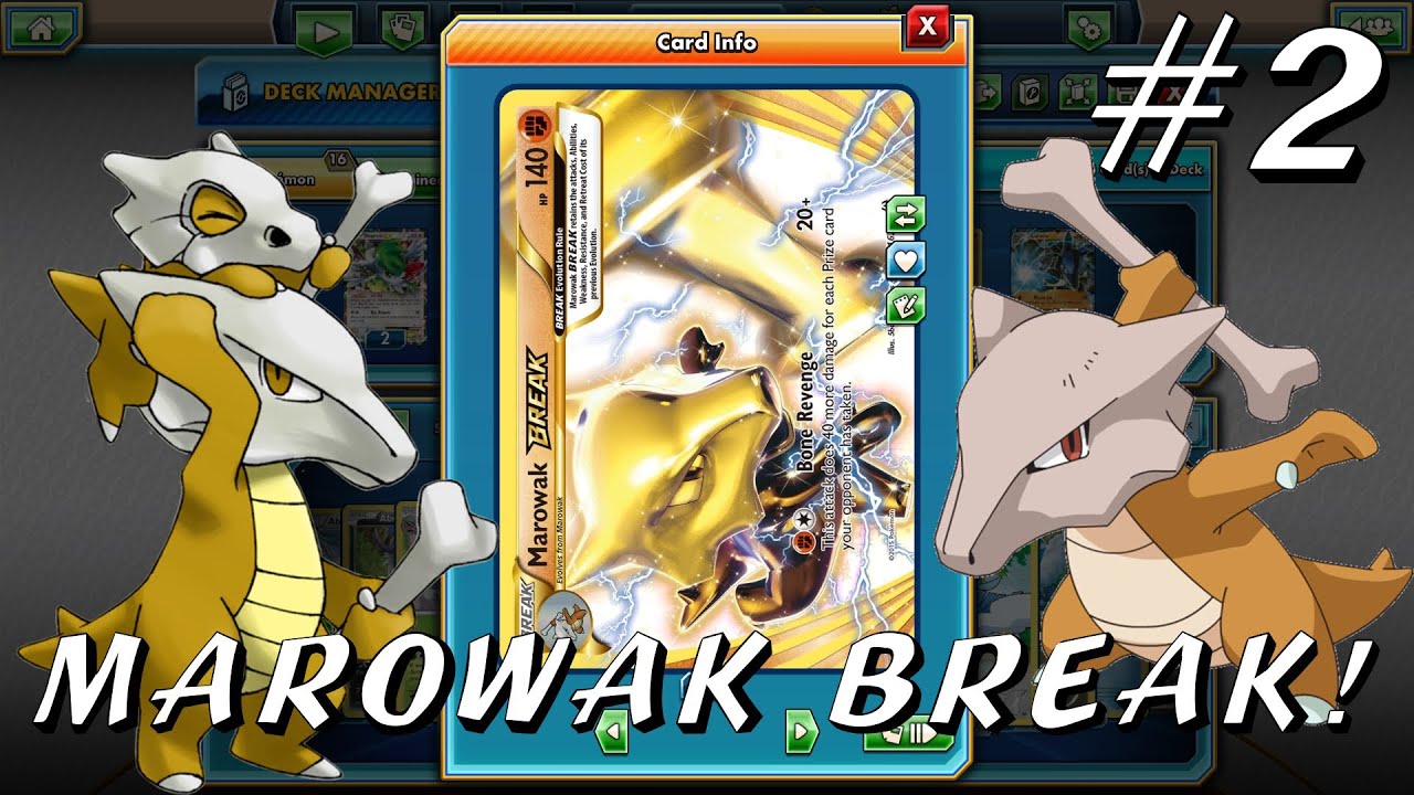 Marowak BREAK Deck! #2 Pokemon Trading Card Game Online! - YouTube