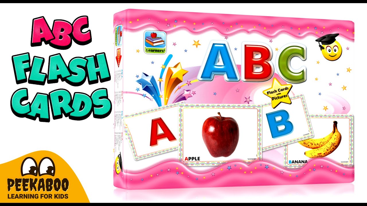 ABC Alphabet Flashcards - Learning The Letters and English Vocabulary ...