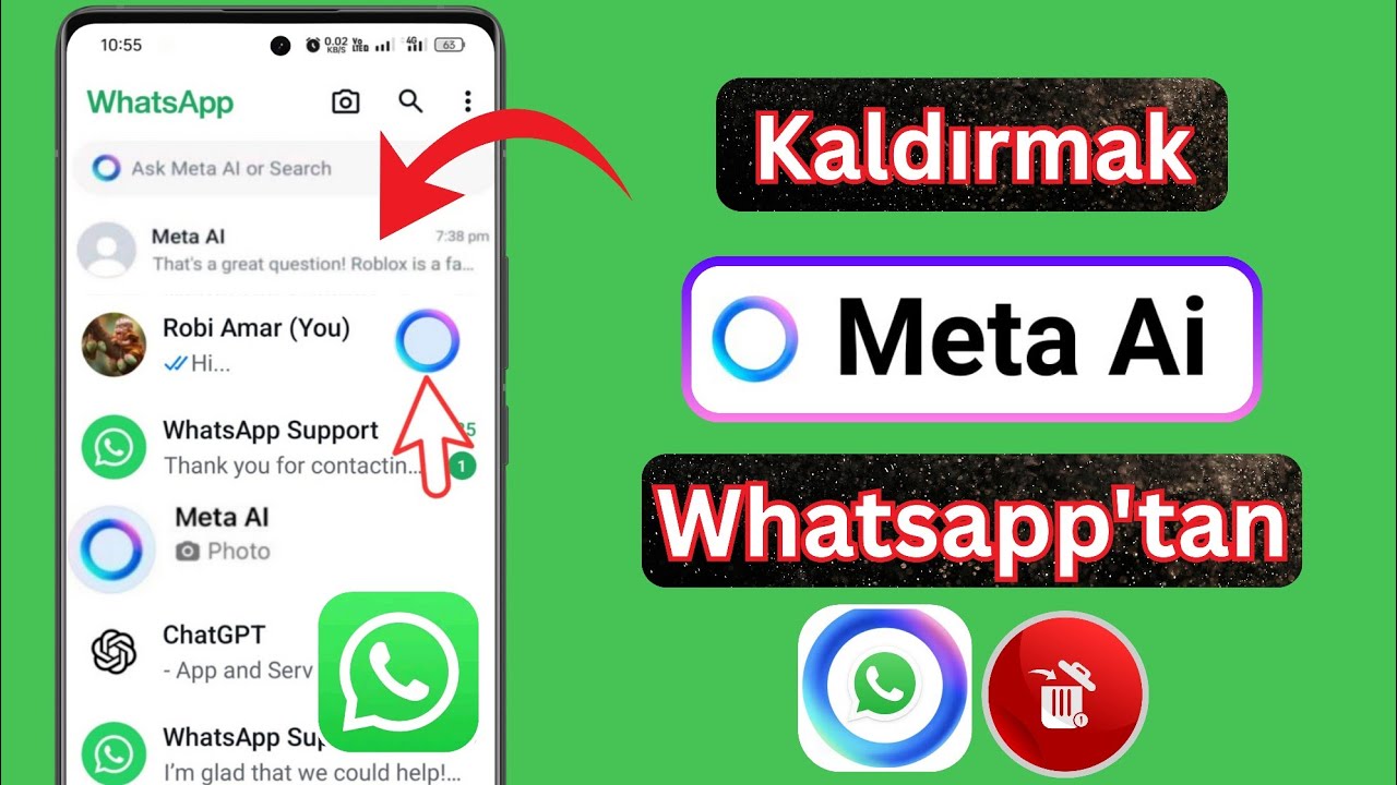 WhatsApp'tan Meta AI Nasıl Kaldırılır | WhatsApp'ta Meta AI'yı Devre ...