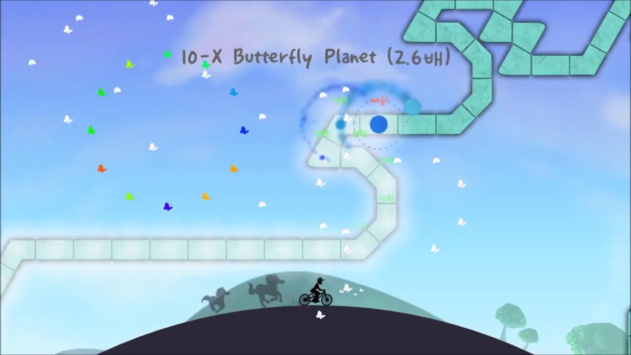 [ADOFAI Play] 10-X Butterfly Planet (2.6x) Clear! - YouTube