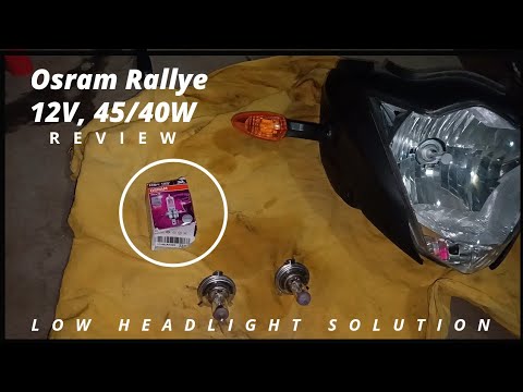 Osram Rallye HS1 Halogen 62185RL Review | Low headlight solution ...