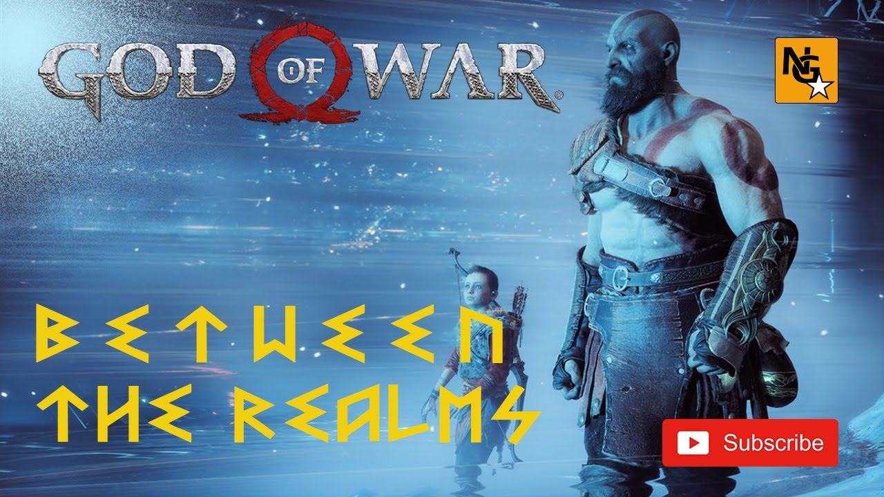 God of War 4 (2018)- Jumping off the World Tree to the Realm Between ...