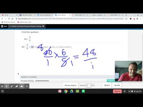 1-4 Practice and Problem Solving Envision Grade 6 Dividing Fractions ...