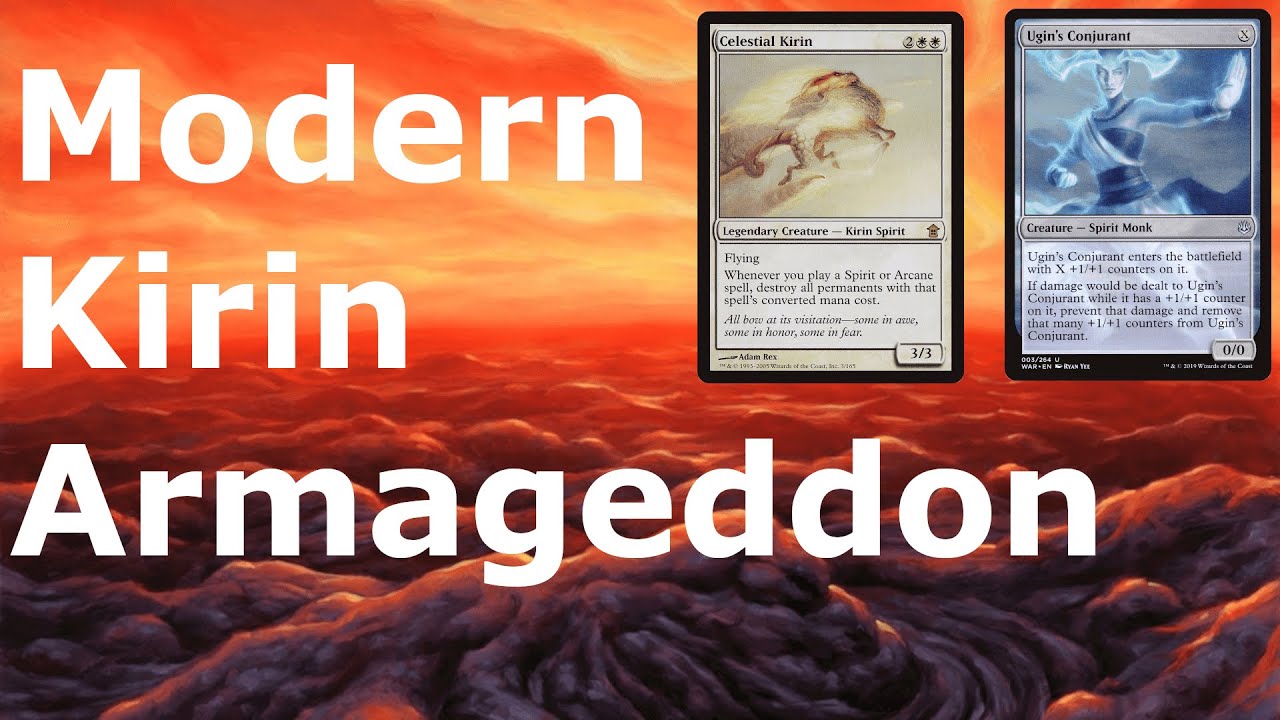 MODERN LEGAL ARMAGEDDON!!! Celestial Kirin Land Destruction Combo ...