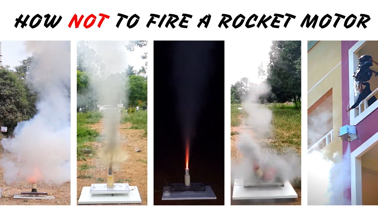 How NOT to Fire a Rocket Motor - YouTube