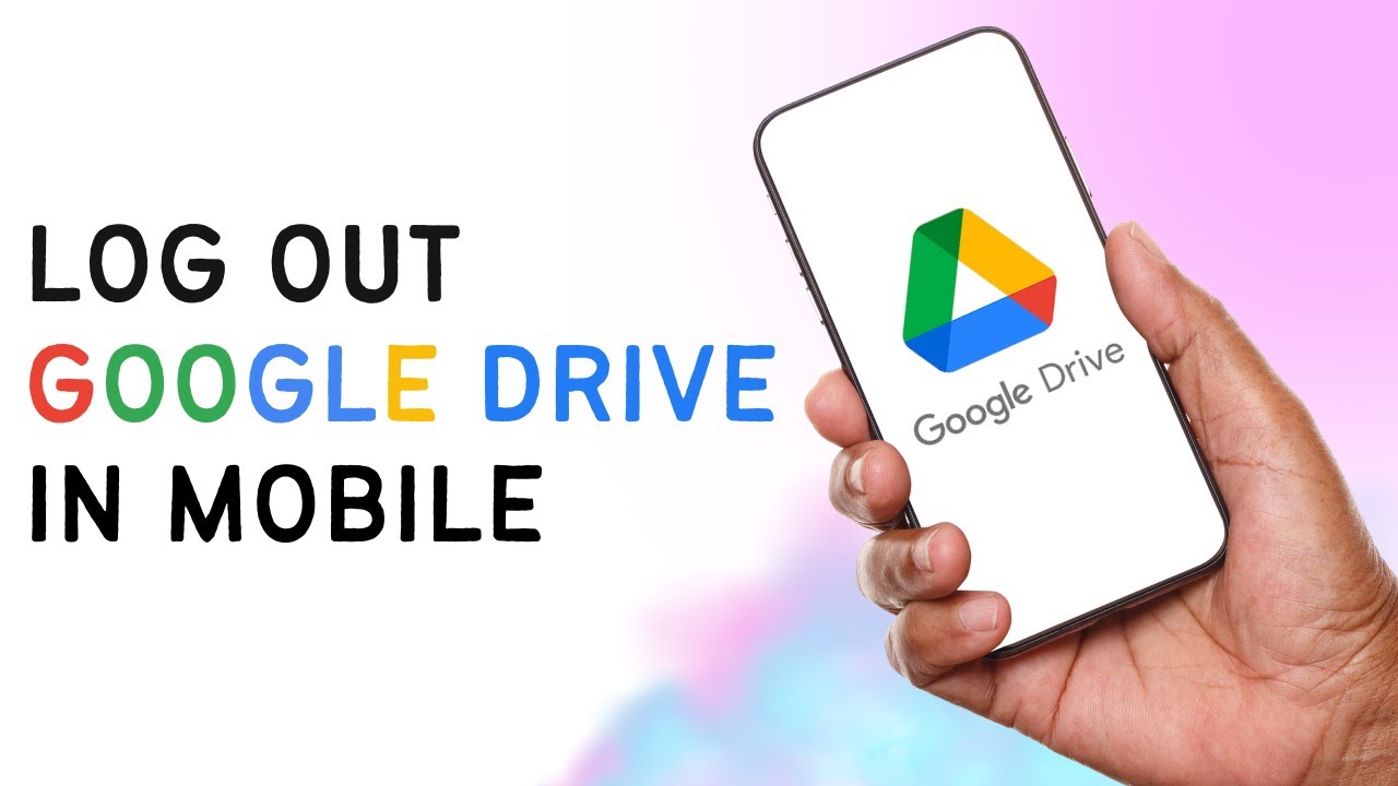How To Logout Of Google Drive In Mobile - YouTube