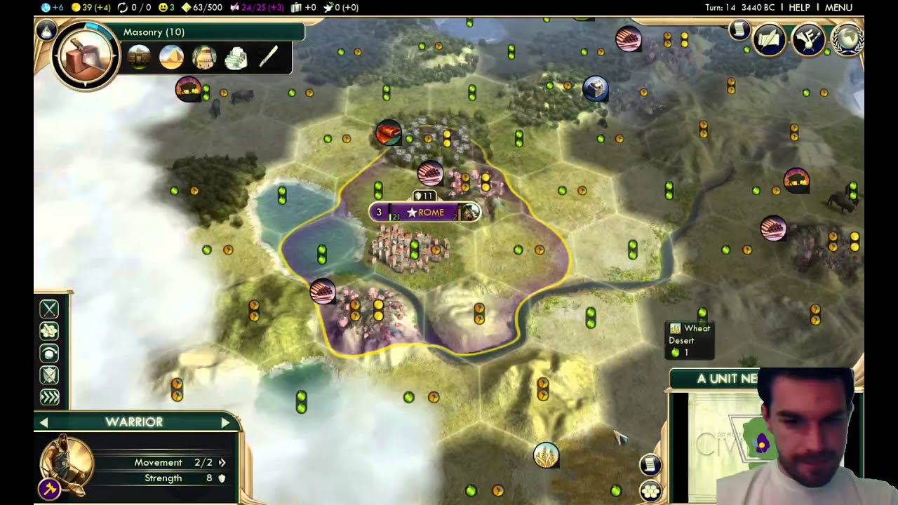 Civilization 5 Rome (Part 1) - YouTube