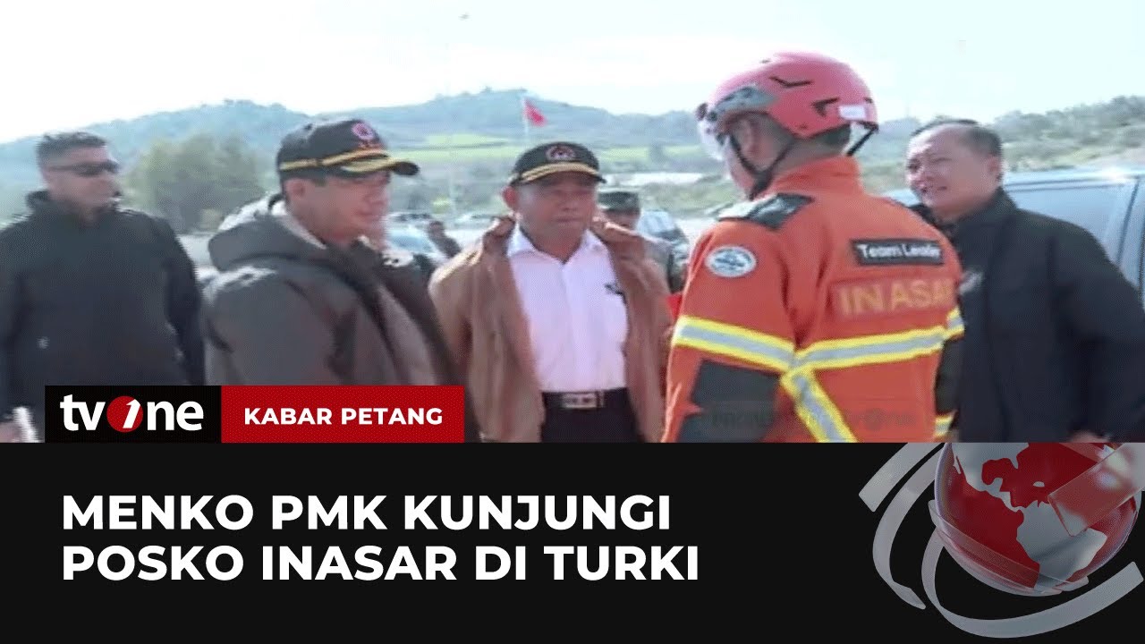 Menko PMK Tinjau Penyaluran Bantuan di Turki | Kabar Petang tvOne - YouTube