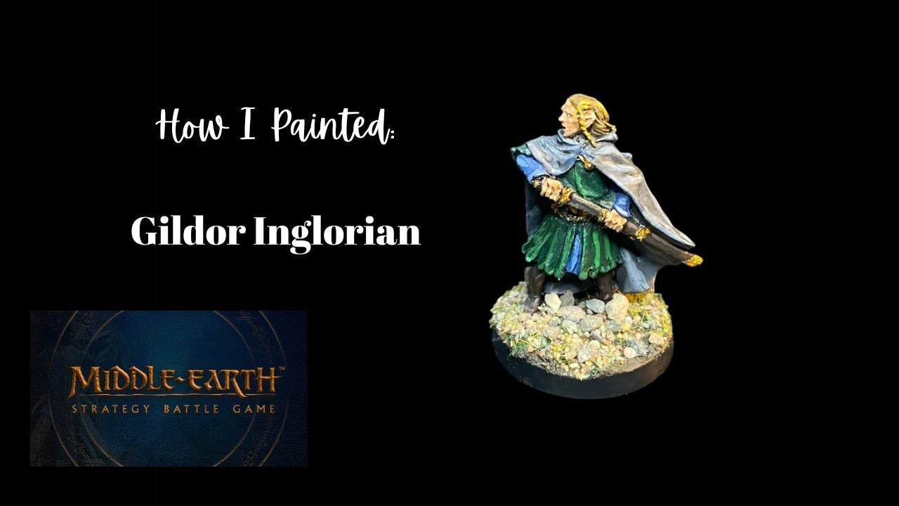 How I Painted: Gildor Inglorian #mesbg - YouTube