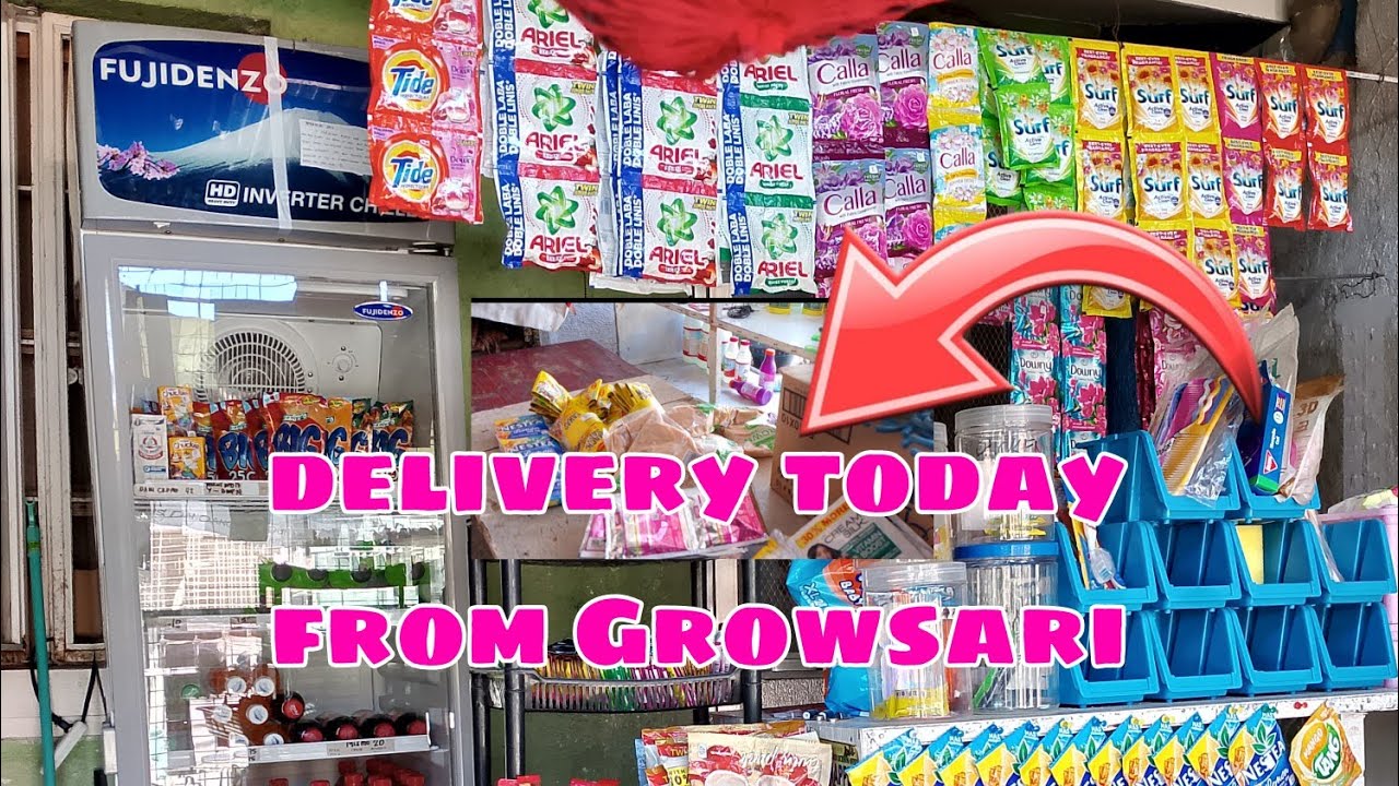 My Delivery from Growsari | SARI SARI STORE Small Business - YouTube