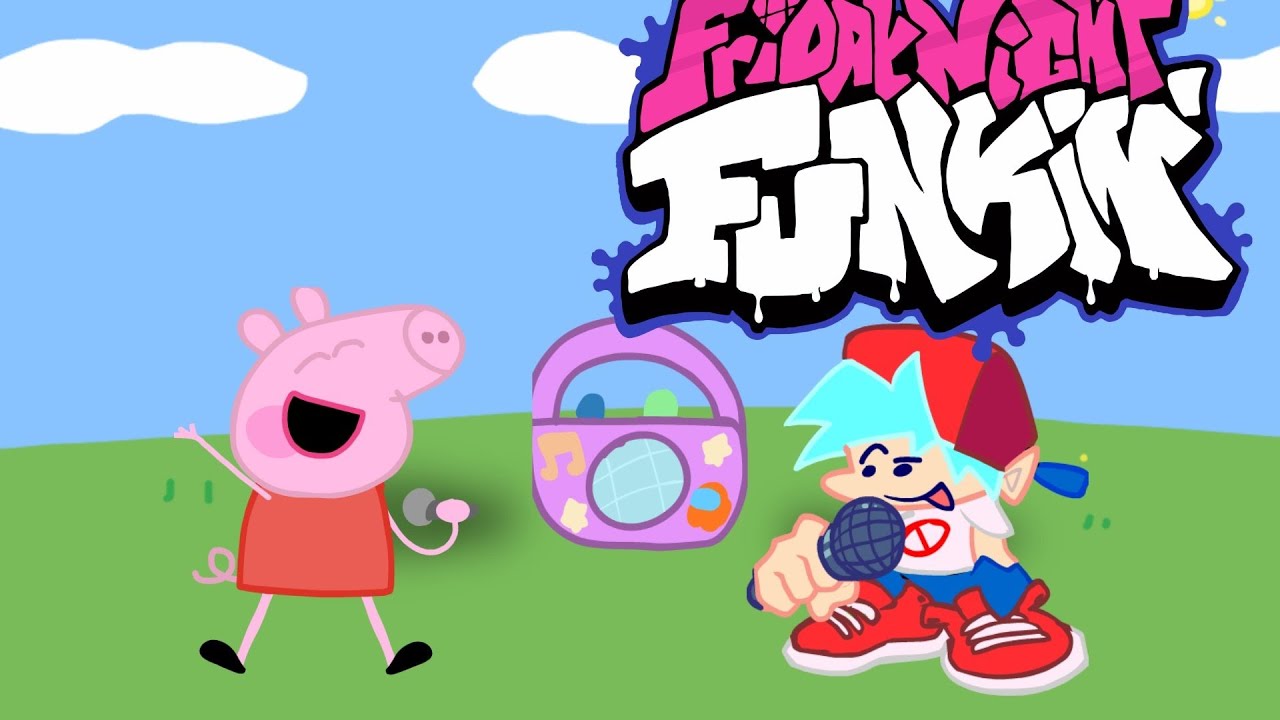 FNF mod vs Peppa Pig android zip gama baja (Perfect combo) - YouTube