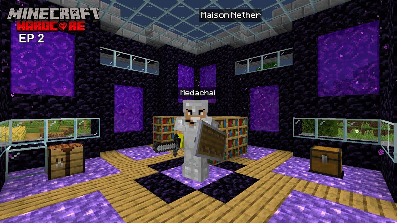 J'ai CONSTRUIT une MAISON HANTÉE de PORTAIL de NETHER ! Épisode 2 ...