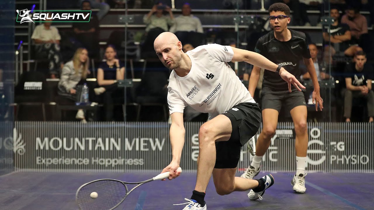 Mueller v Ezzat | Black Ball Squash Open 2024 | RD1 HIGHLIGHTS - YouTube