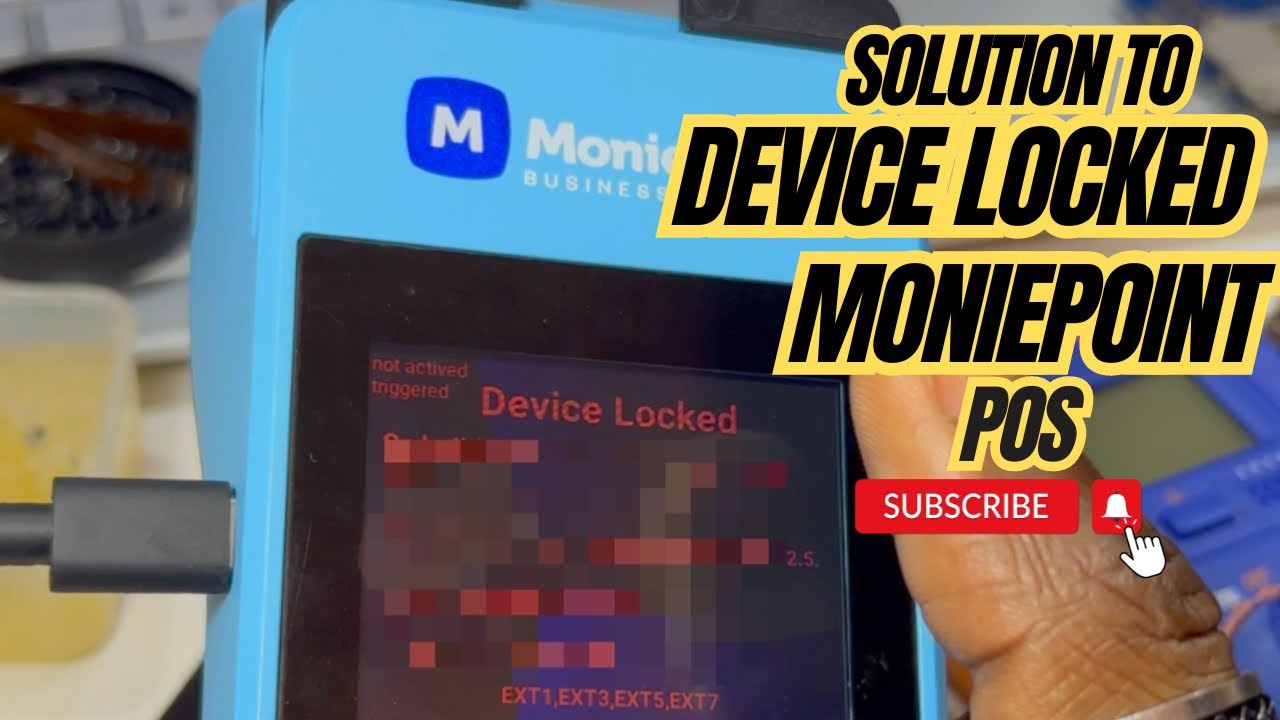 Unlock Your Moniepoint POS Device Locked(Trigger) - YouTube