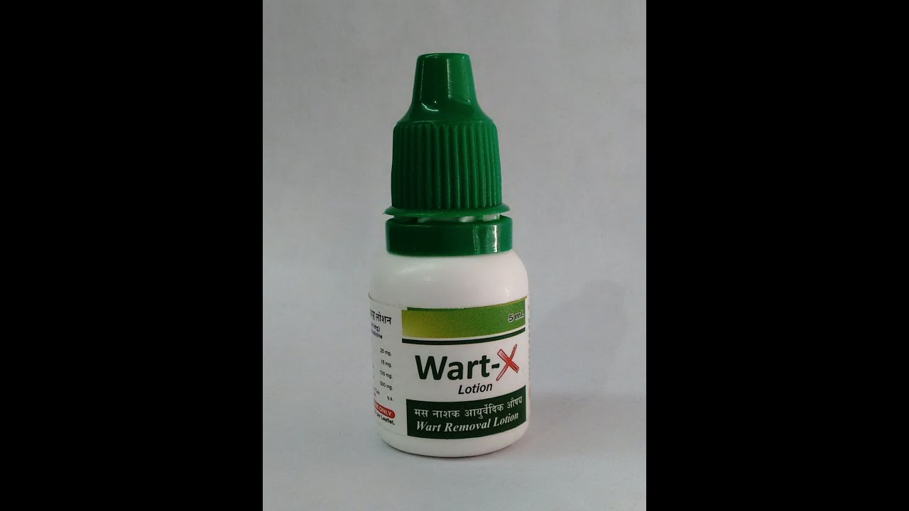 Wart-X Lotion usage procedure - YouTube