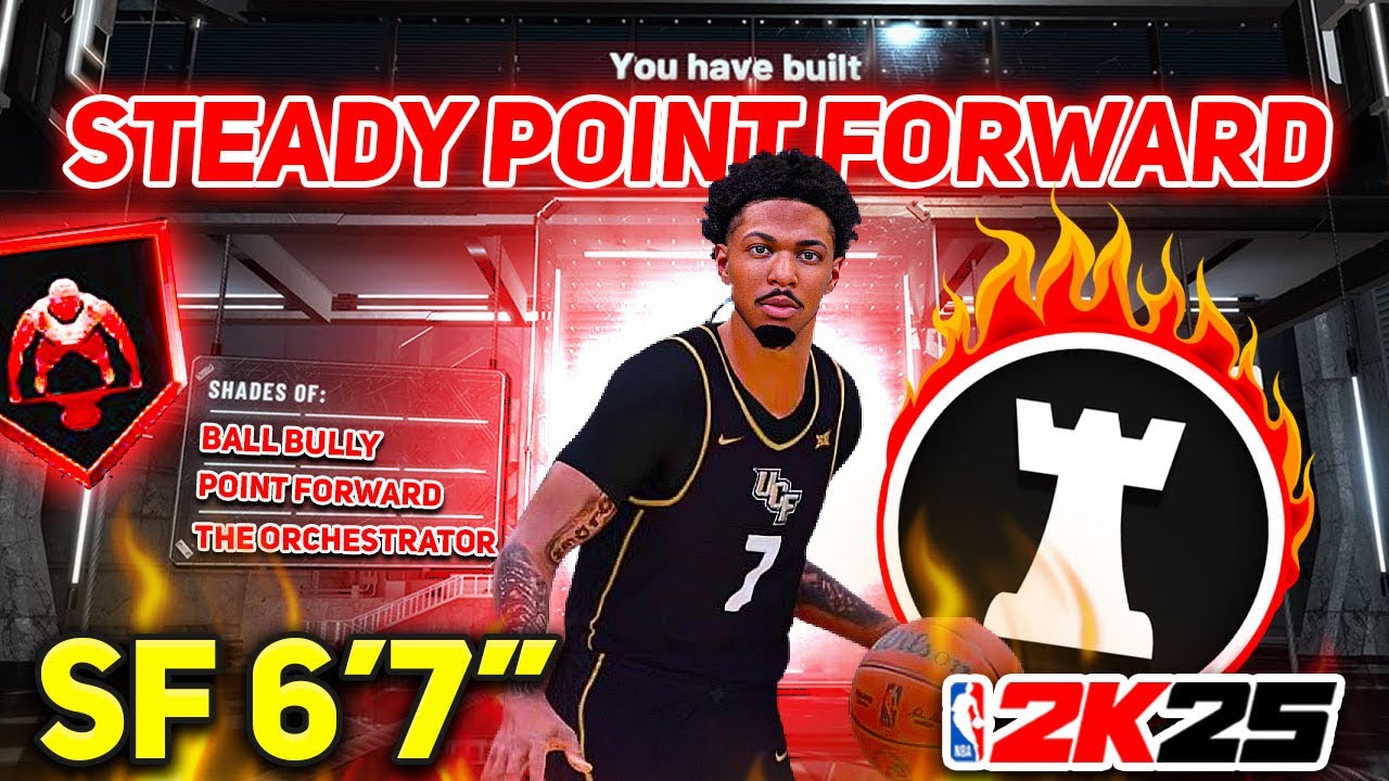 How To Make a ‘STEADY POINT FORWARD’ Build in NBA 2K25! The Ultimate Court General! Vol. 61 ...