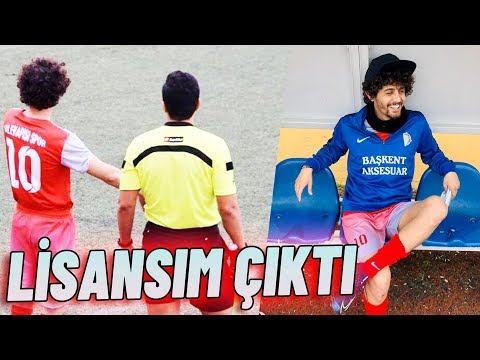 Lisanslı Futbolcu Oldum | İlk Resmi Maçım⚽