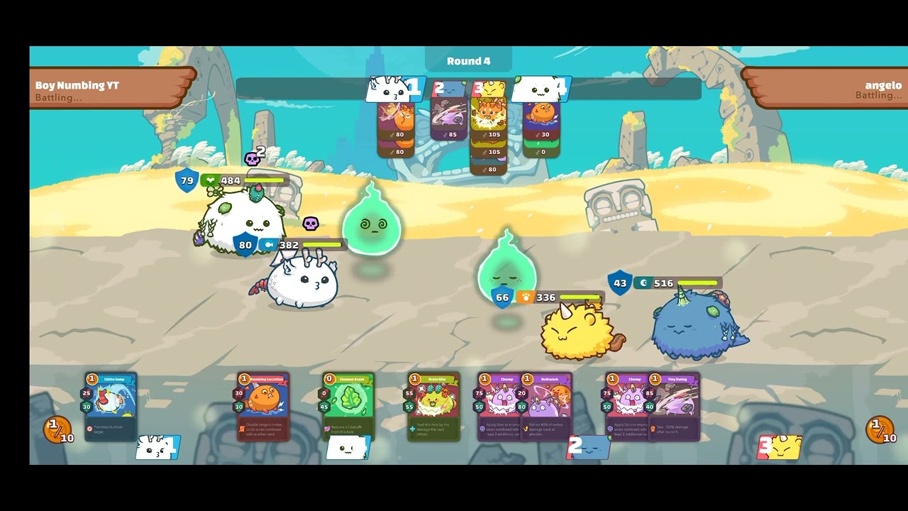 Axie Infinity My 3 white axie's - YouTube