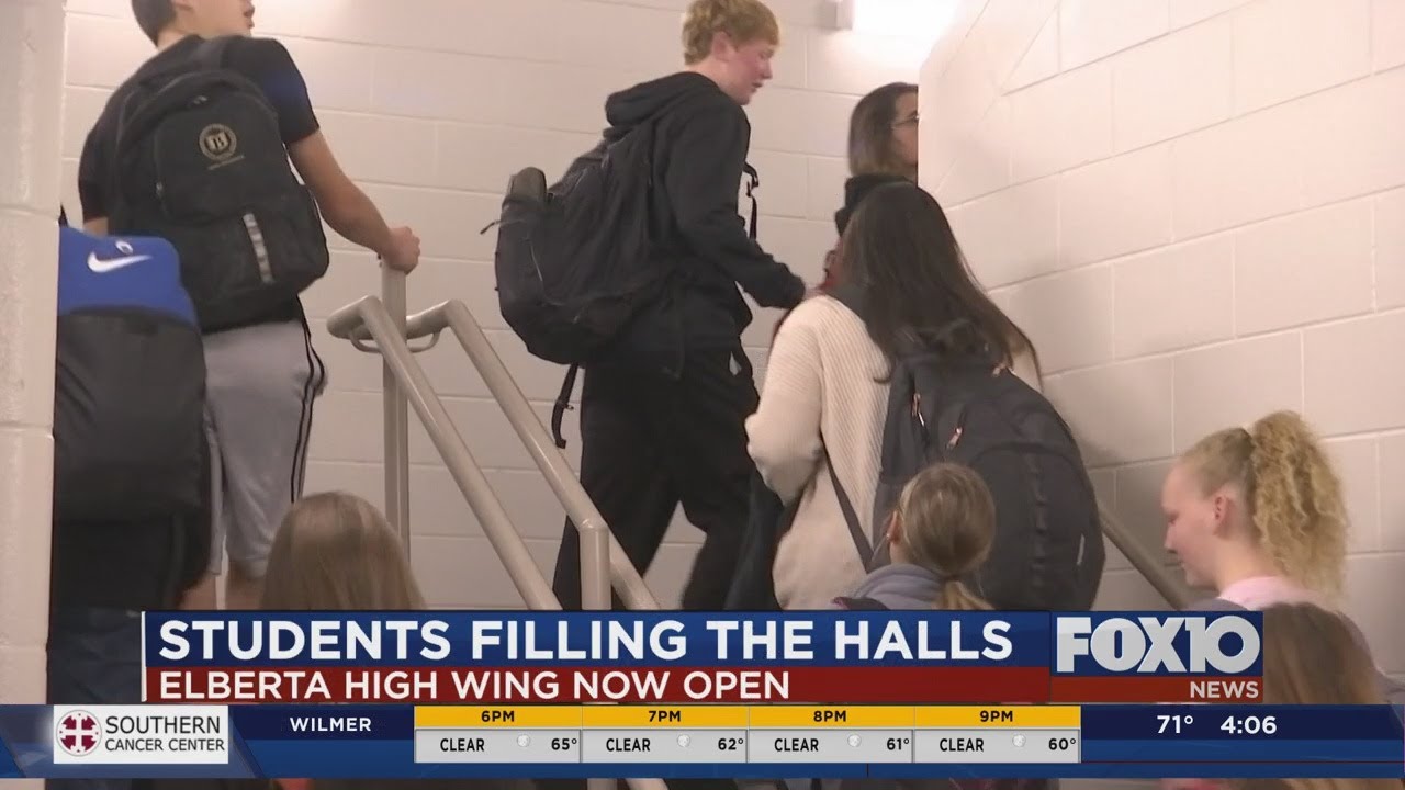 Elberta High School opens new wing - YouTube