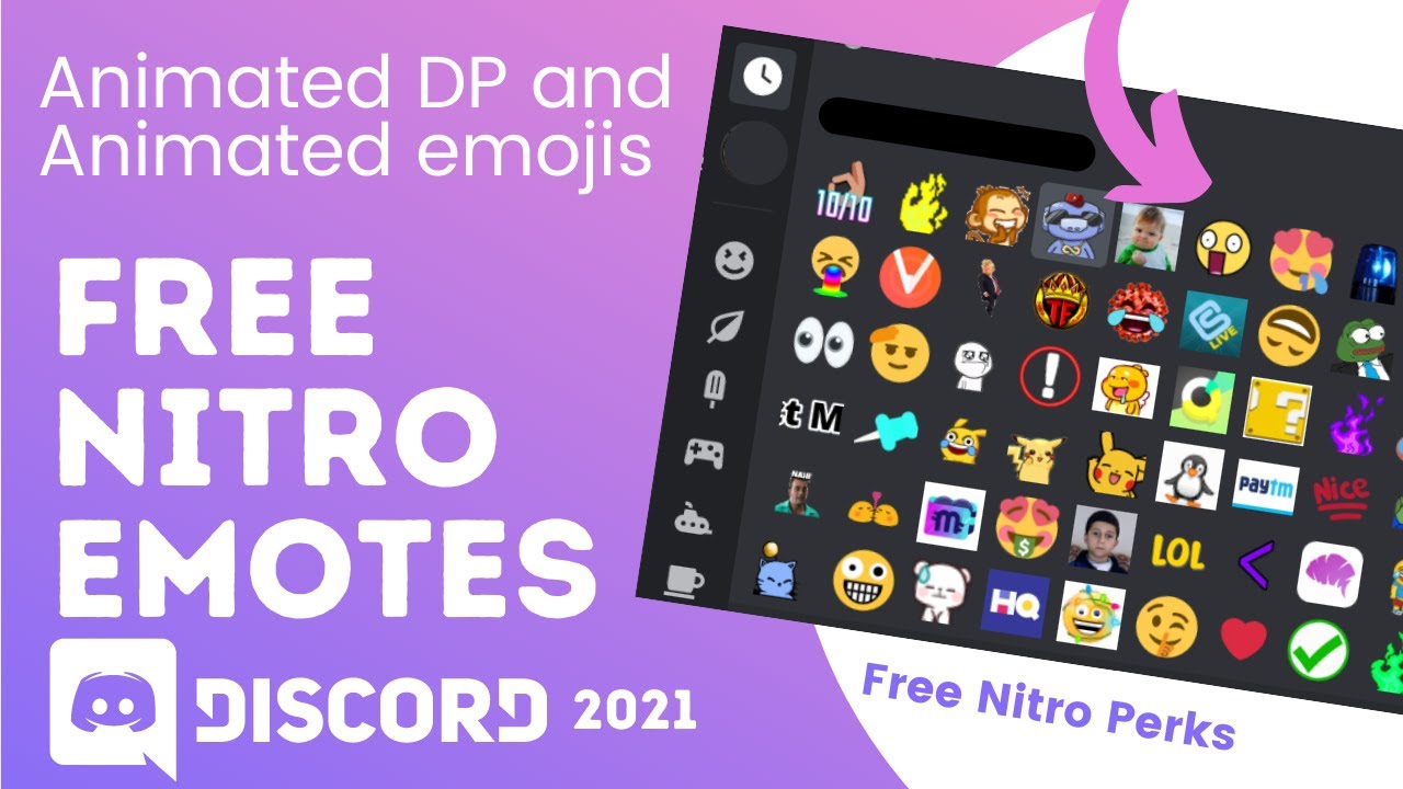 HOW TO GET DISCORD NITRO EMOTES FOR FREE!! (AND MUCH MORE) || 2021 ...