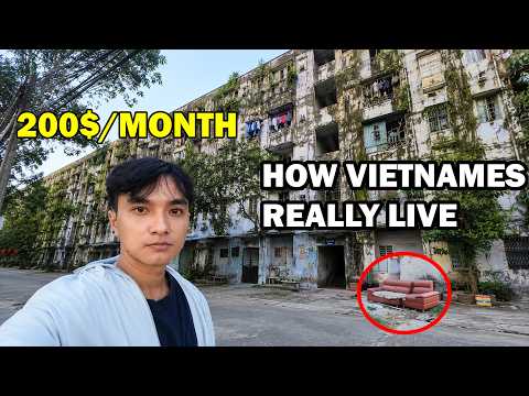Inside a Typical Low Income Apartment Complex in Vietnam