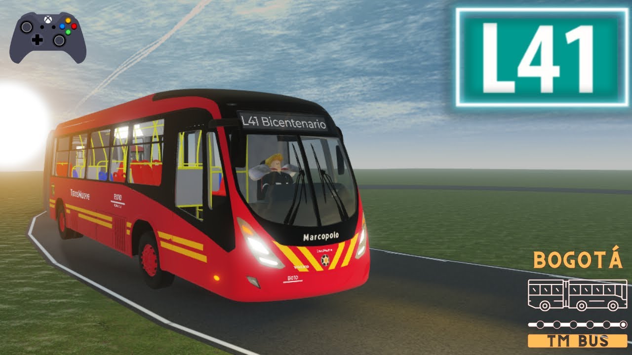 Bogotá TM Bus Ruta L41 Bicentenario TransMueve (Zona L) - YouTube