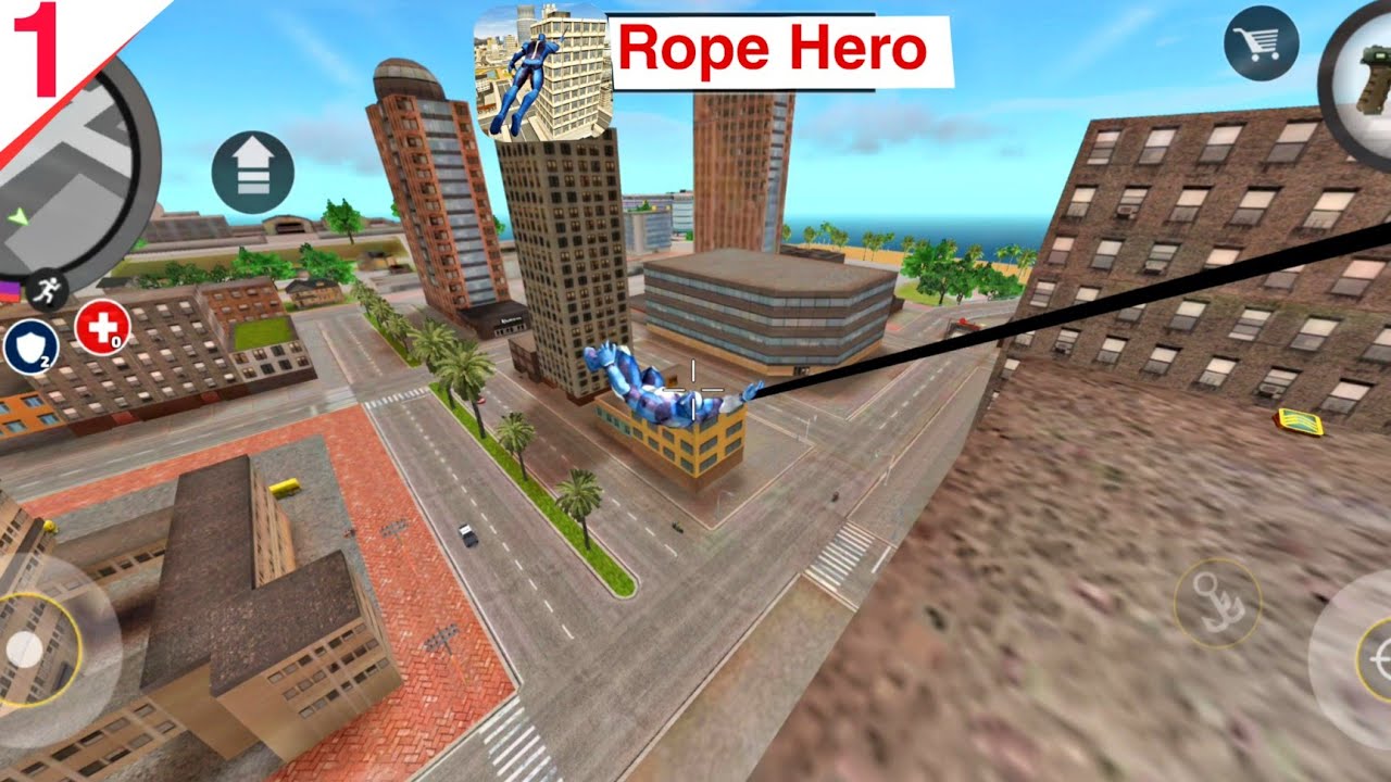 Rope Hero || Gameplay 🎯 New Gameplay video ? - YouTube