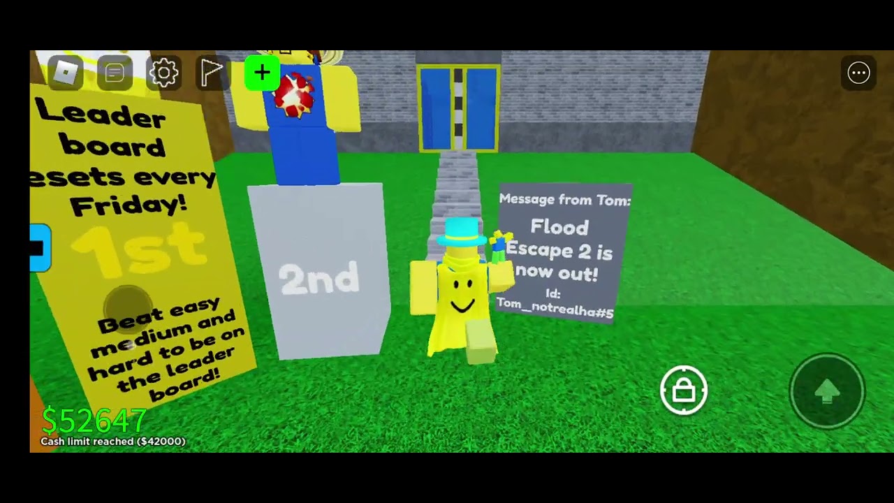 Playing my flood escape map + custom maps and my flood escape 2 - YouTube
