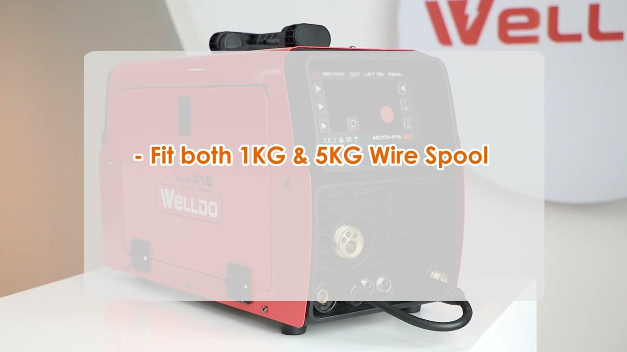 All-New 4in1 Multi Function Welding & Cutting Machine, Welldo MCTD-416 ...