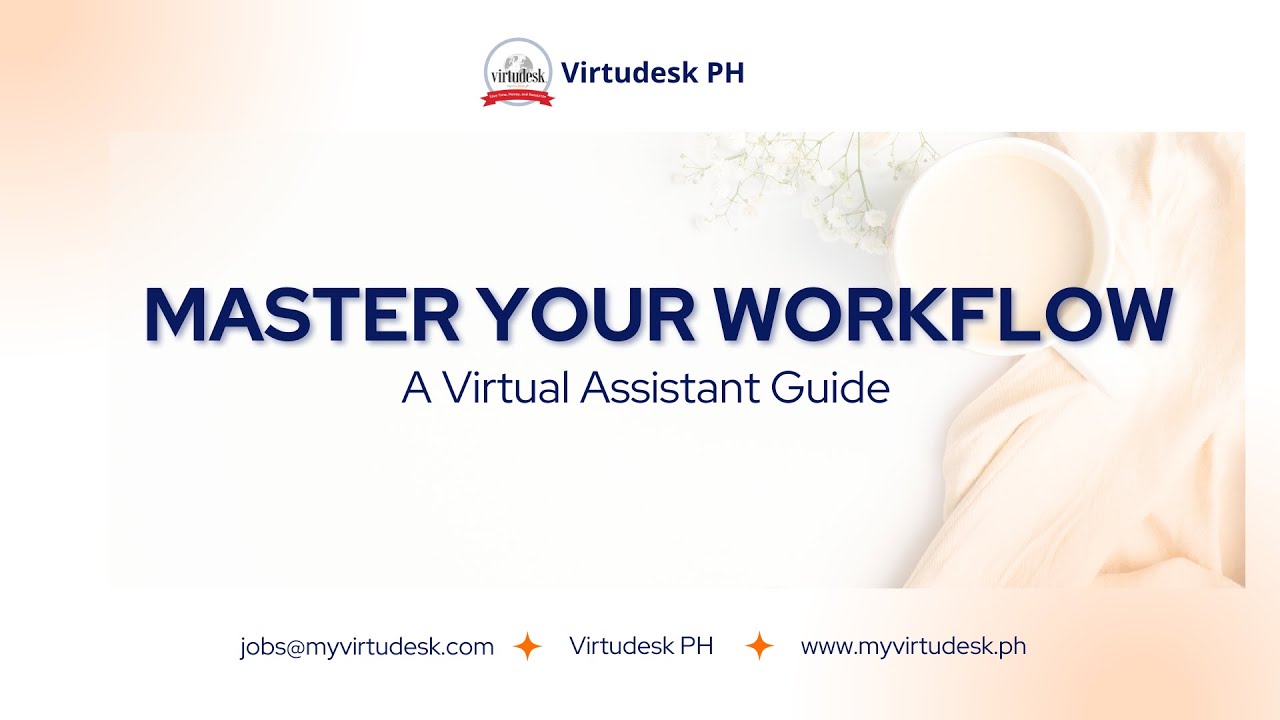 [Webinar] Master Your Workflow | Virtual Assistant Jobs - YouTube