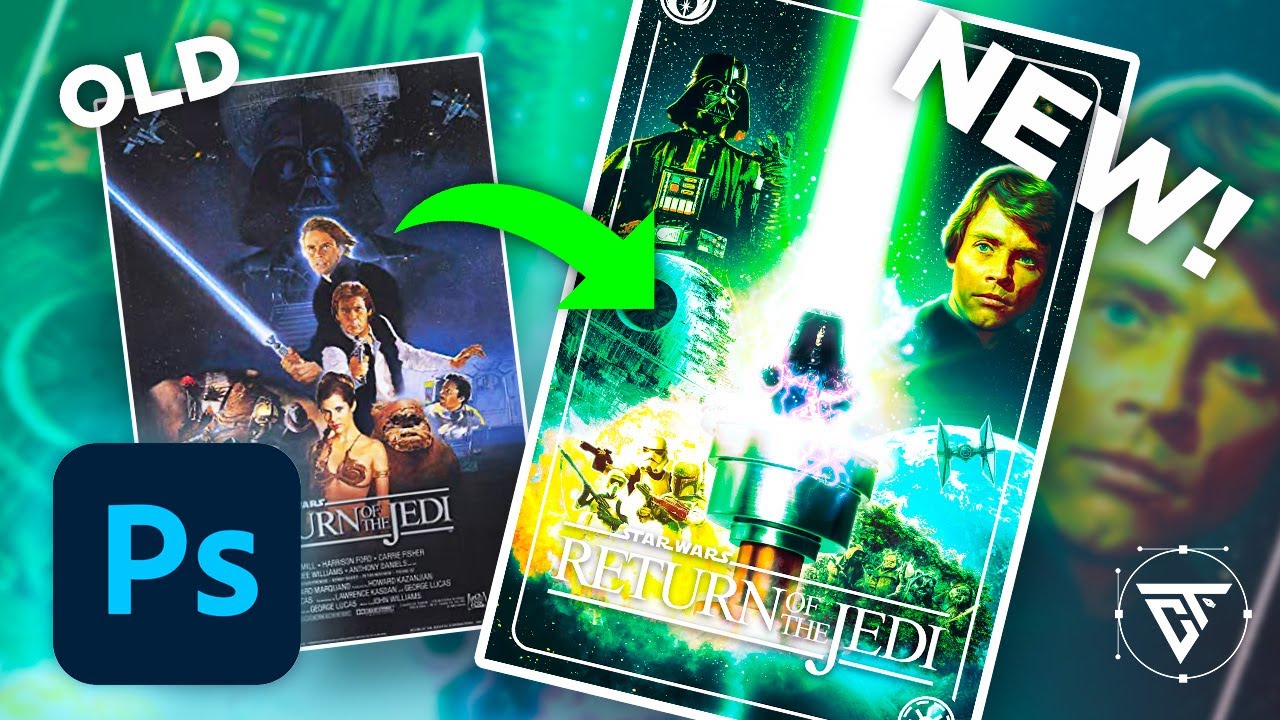 Return of the Jedi | Time-Lapse Speed Art | Photoshop Design | Lo-Fi ...