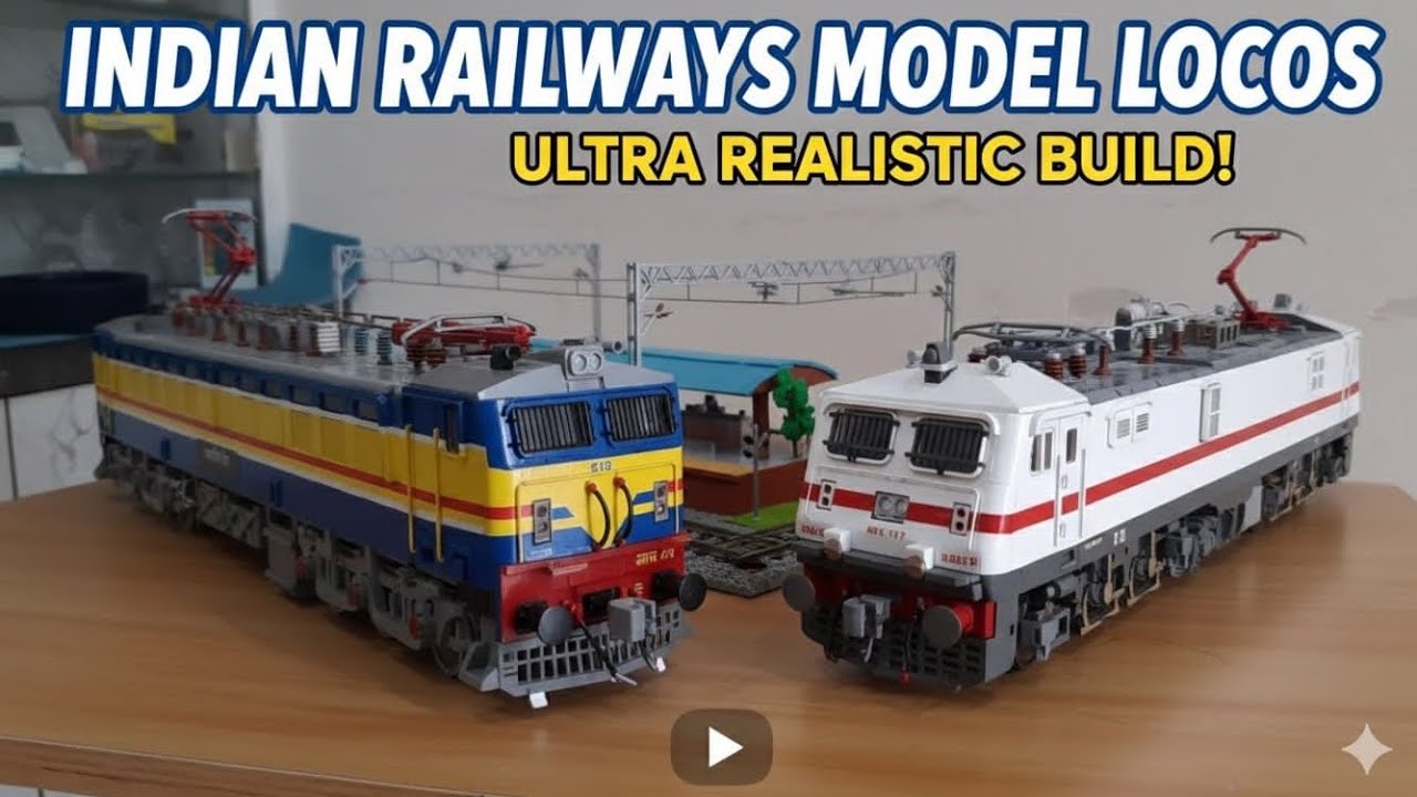 Most Realistic Indian Railways Locomotive Models Ever! | Scratch Built ...