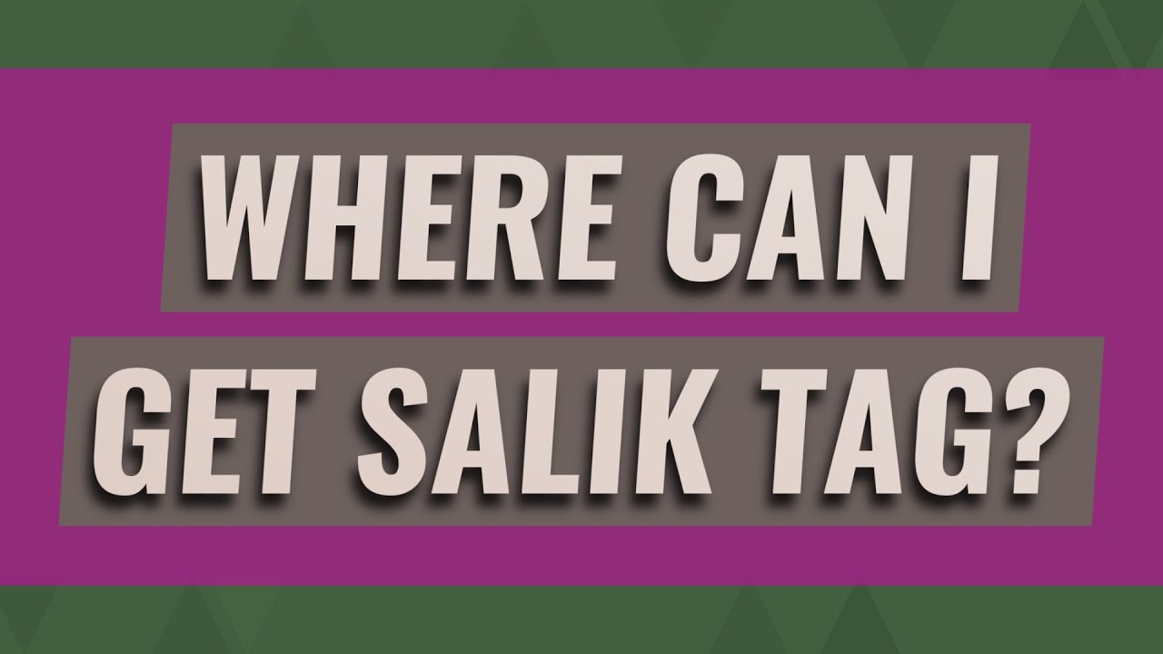 Where can I get Salik tag? - YouTube