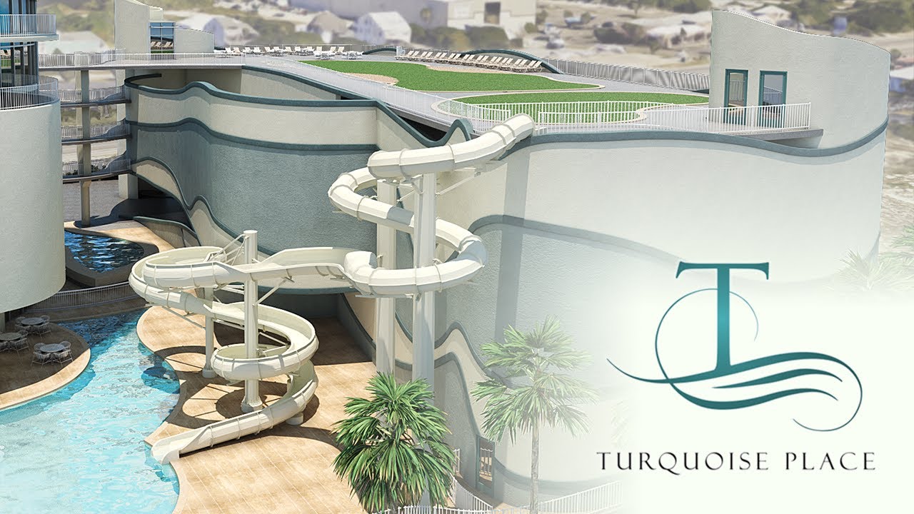 Turquoise Place - Amenities Deck & Slide - YouTube