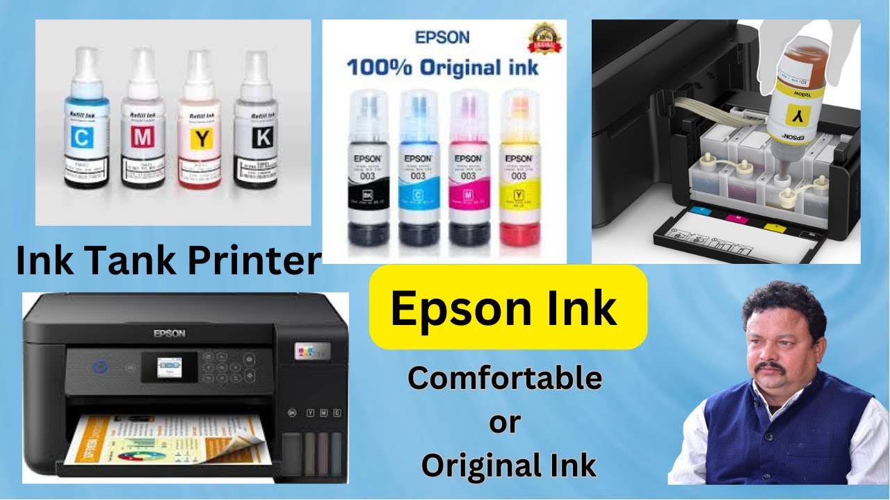 Epson Ink Tank Printer || Epson Ink all Color Information || Different ...
