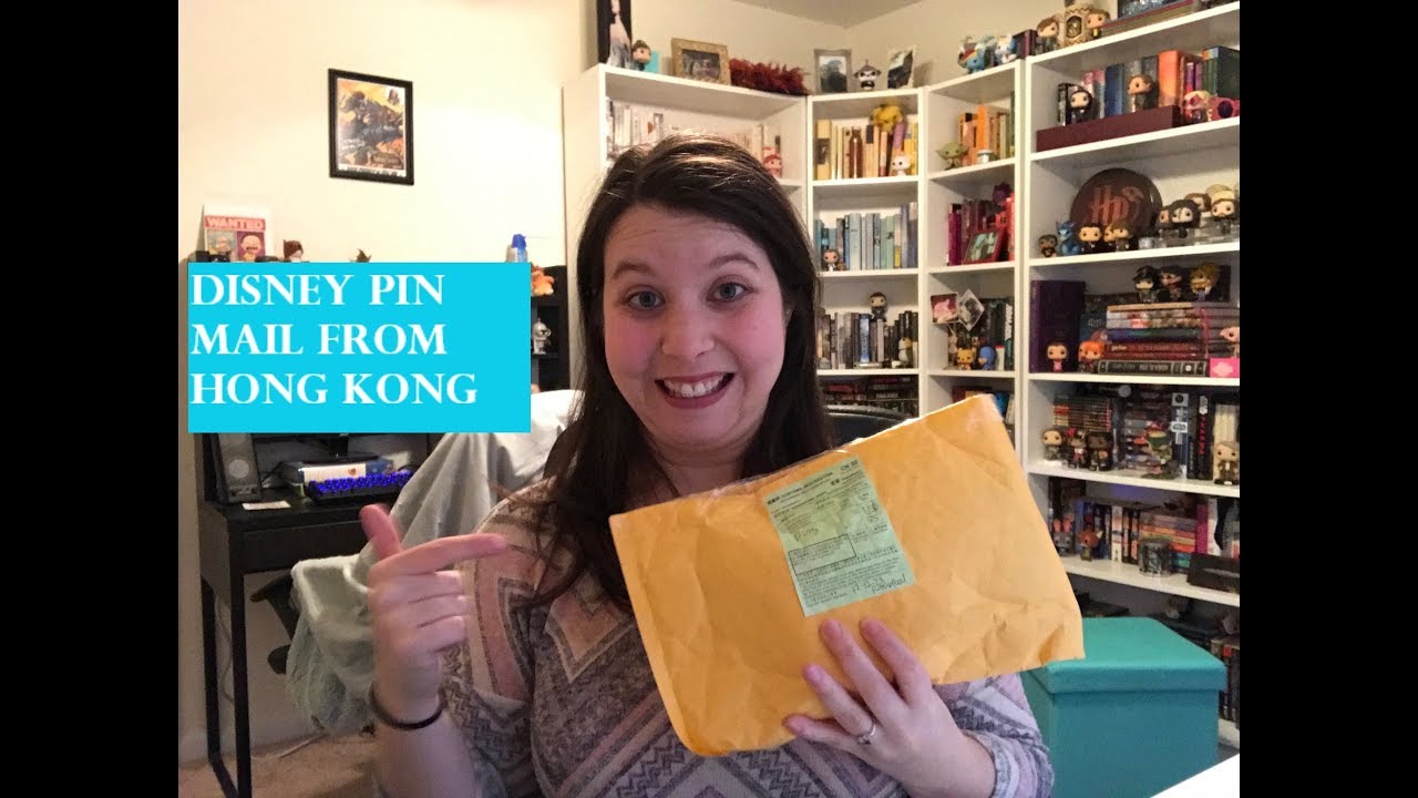 Disney Pin Mail from Hong Kong Disneyland - YouTube
