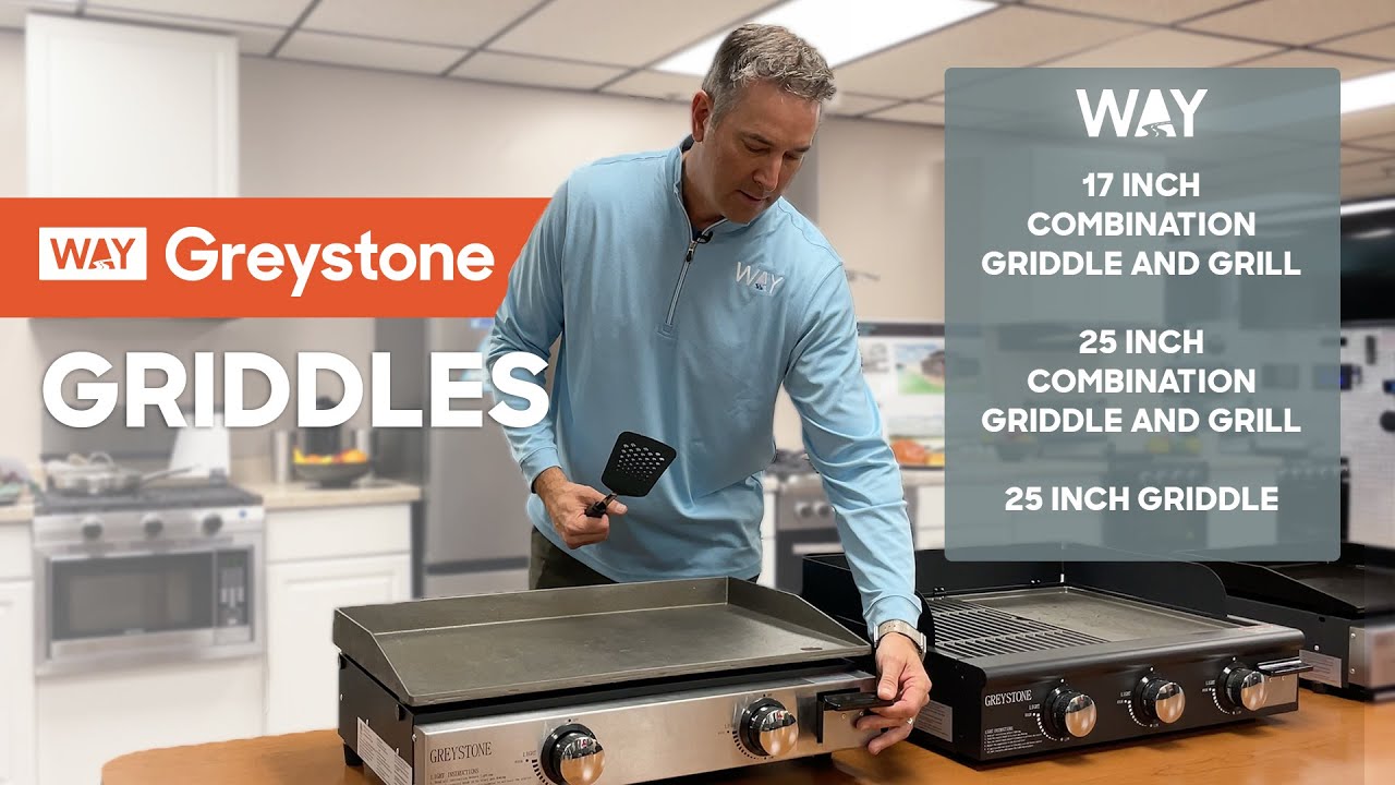 Greystone Griddles by Way - Options for all your cooking needs! - YouTube