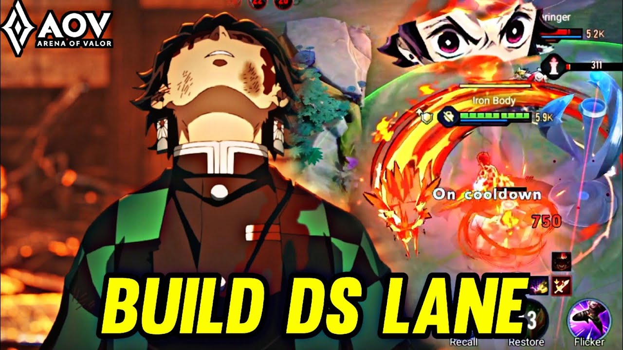 AOV : YAN GAMEPLAY | BUILD DS LANE - ARENA OF VALOR LIÊNQUÂNMOBILE ROV - YouTube