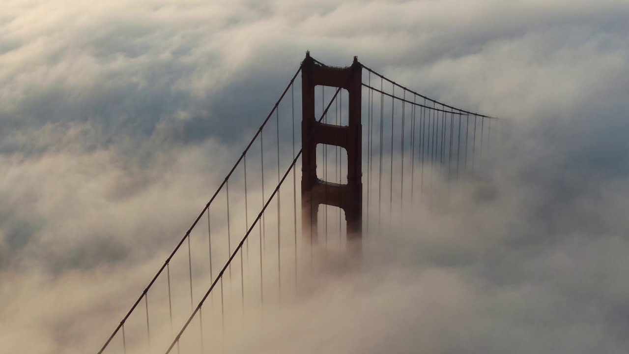 Golden Gate Bridge LIKE YOU'VE NEVER SEEN IT BEFORE - Fog Hyperlapse ...
