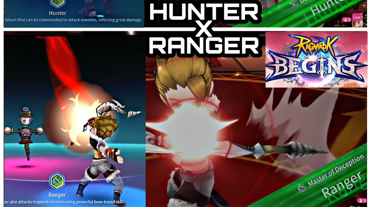 RAGNAROK BEGINS - HUNTER X RANGER SKILLS PREVIEW - YouTube