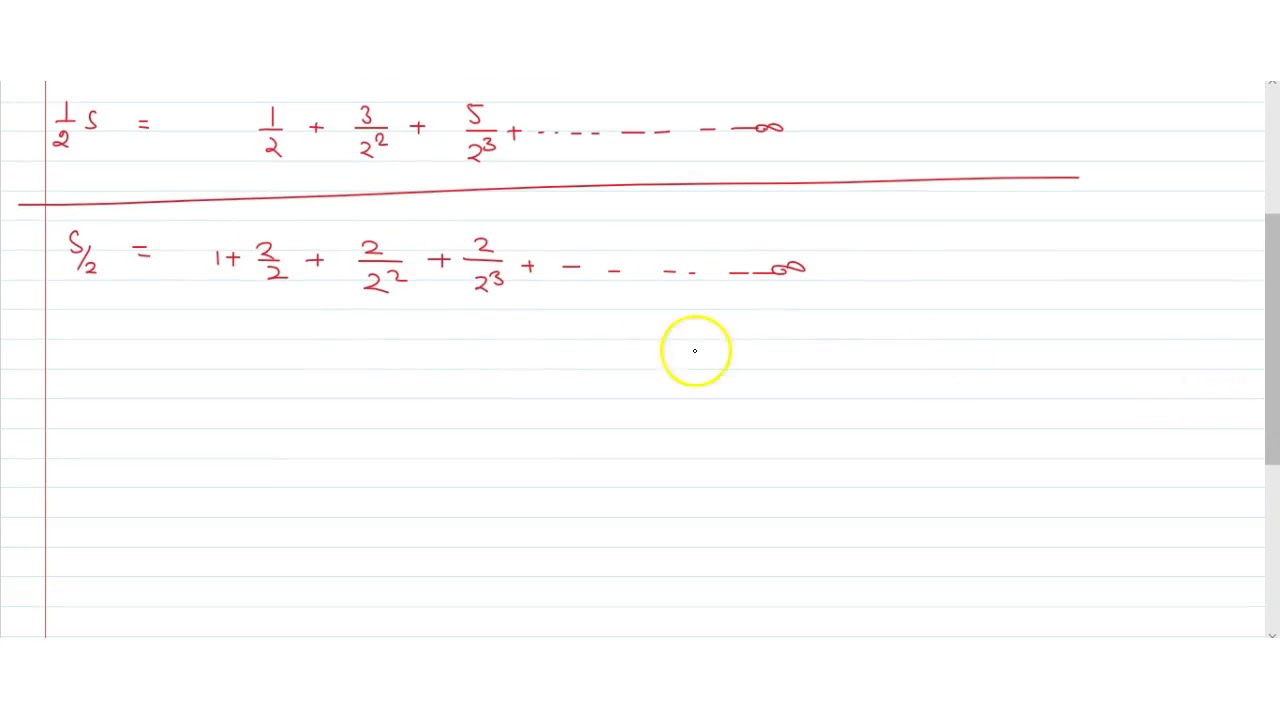 Find The Sum To Infinity Of The Series 1 3 2 5 2 2 7 2 3 oo
