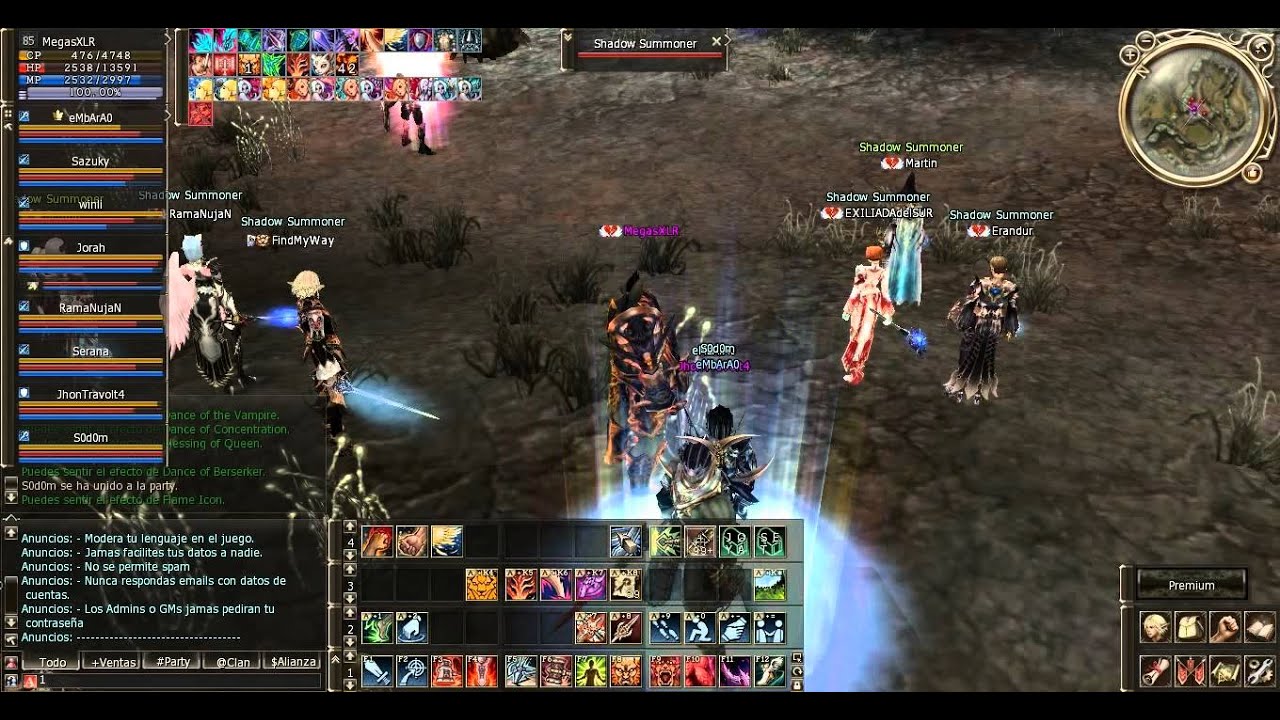 Lineage 2 - 7 bosses - YouTube