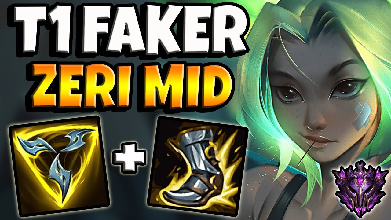 T1 Faker Zeri MID vs Corki - Patch 12.2 Ranked Master Korea - YouTube