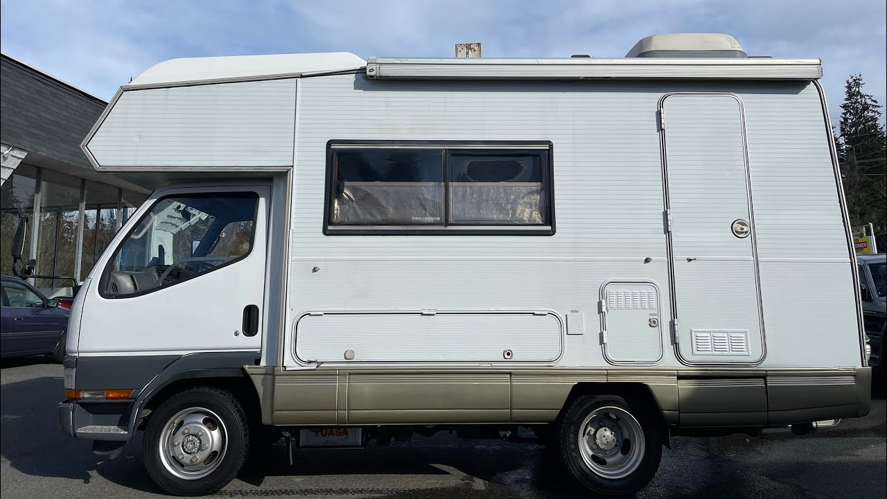 1995 Mitsubishi Canter 4WD RV LAIKA560 2.8L diesel 4M40 MT5 38,000mi ...