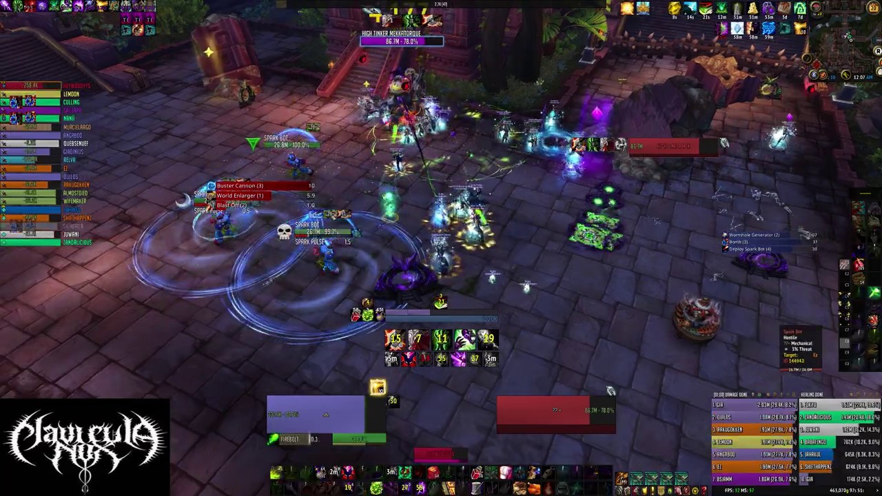 Clavicula Nox vs Mekkatorque Mythic Affliction Warlock PoV - YouTube