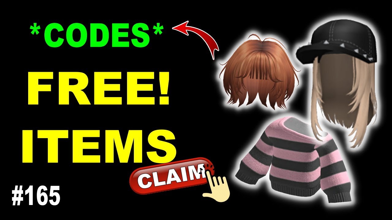 HURRY! GET NEW FREE ITEMS & HAIRS - ROBLOX DANCE FOR UGC CODES #165 ...