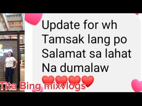 SLS UPDATE FOR WH,HAPPY THURSDAY PO SA LAHAT...TAMSAK LANG SAPAT NA. THANK YOU ALL. - YouTube
